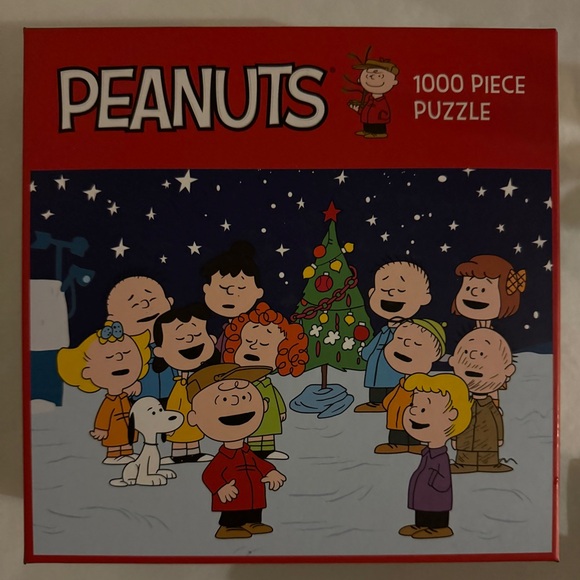 Other | Galison Charlie Brown Peanuts Christmas 100 Piece Jigsaw Puzzle ...